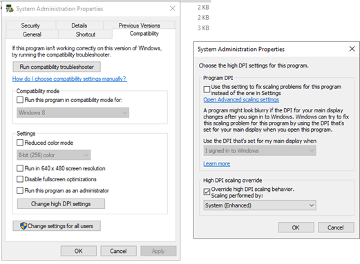 Lenel - High DPI Settings Adjustments – UKPD Access Control Support Desk